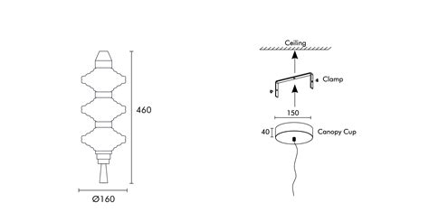 Leben Glass Luminaire By Lunnark