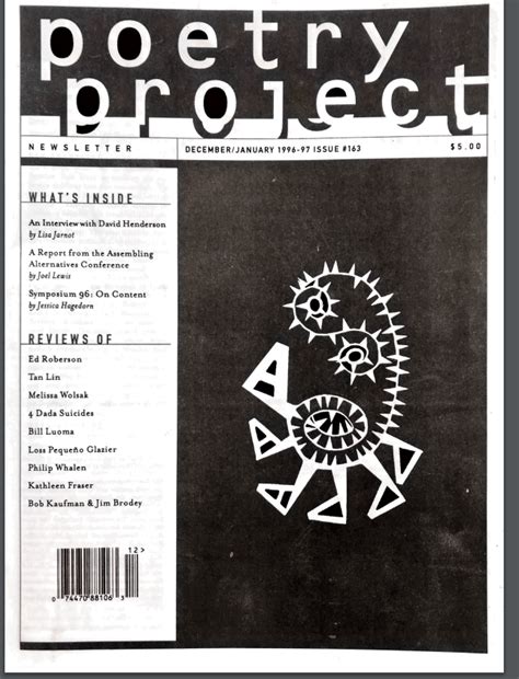 The Poetry Project The Poetry Project Newsletter February March