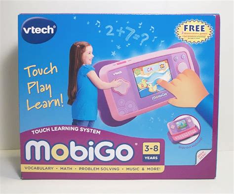 New Vtech Mobigo Touch Learning System Touchscreen Pink Game Keyboard