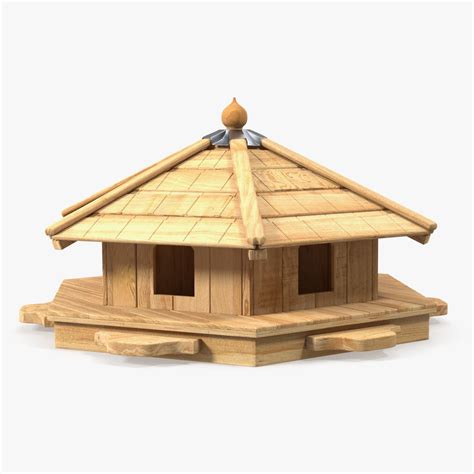 Floating Duck House 6 Nests 3d Model 24 3ds Blend C4d Fbx Max Ma Lxo Obj Gltf Upk
