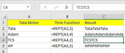 Important Basic Excel Formulas Hindi म Example क सथ