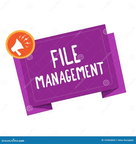 Handwriting Text Writing File Management Concept Meaning Computer