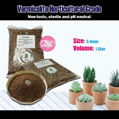 Substrate Vermiculite 1liters Pack 5 8mm Horticultural Grade Lazada Ph
