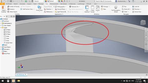 Software Graphics Deforms And Yield After Fillet Feature Autodesk Community
