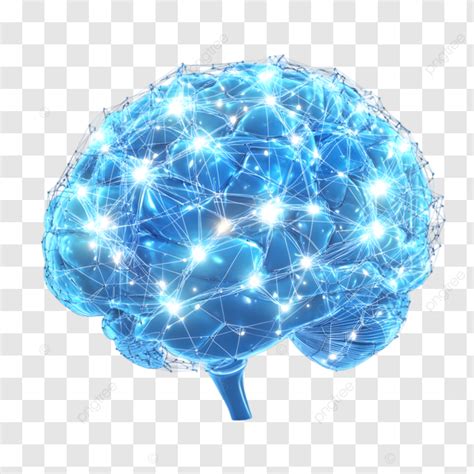 3d Digital Brain With Neural Connections And Glowing Lights Digital Brain Neural Network