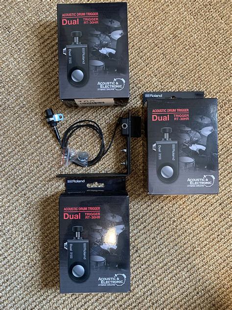 hybrid conversion set of triggers 3 roland rt 30hr reverb