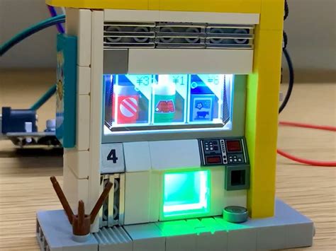 Arduino This Lego Cyberpunk Vending Machine Was Built