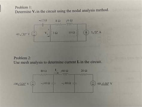 Solved Problem 1 Determine Vx In The Circuit Using The