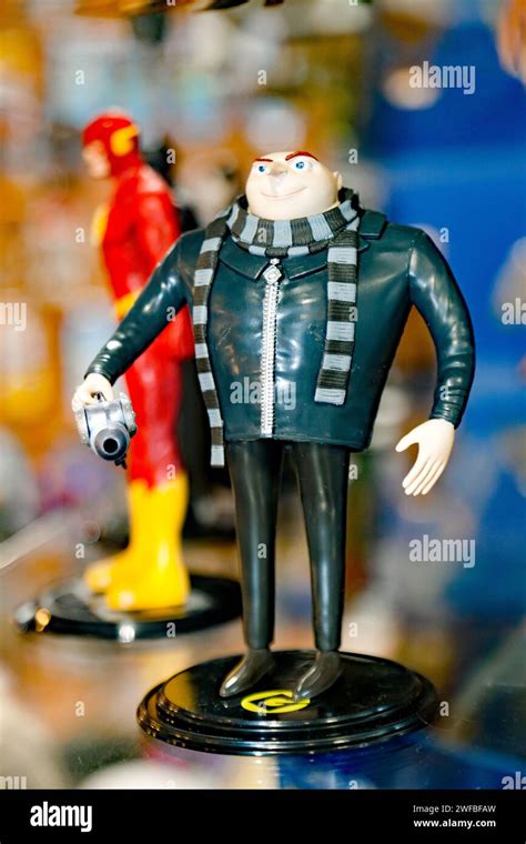 Bendyfigs Gru Von Despicable Me Ausgestellt Auf Der Toy Fair 2024