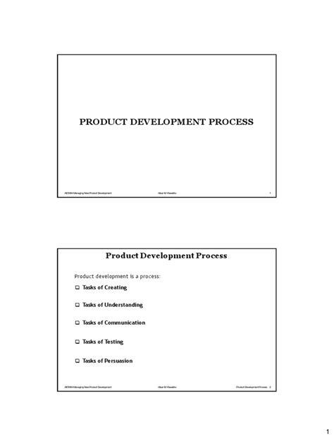 ae5064 lecture 2 product development process week2 pdf
