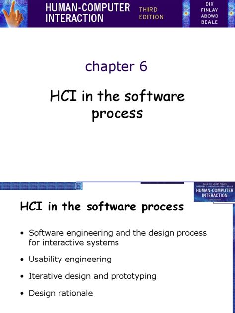 Chapter 6 Hci Pdf Software Prototyping Usability