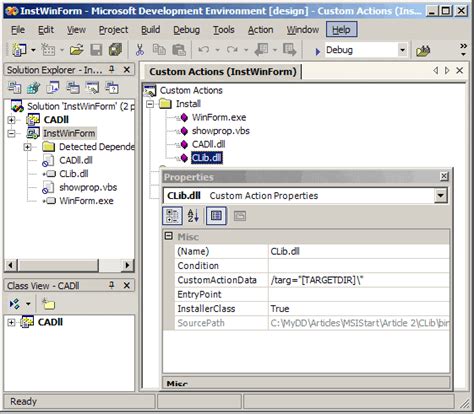 Visual Studio Setup Projects And Custom Actions Simple Talk
