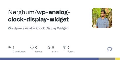 Github Nerghumwp Analog Clock Display Widget Wordpress Analog Clock Github Nerghumwp Analog Clock Display Widget Wordpress Analog Clock