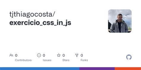 Github Tjthiagocostaexerciciocssinjs