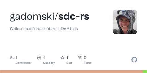 Github Gadomskisdc Rs Write Sdc Discrete Return Lidar Files
