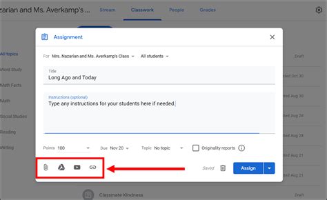 How To Create An Assignment In Google Classroom Make Way For Tech