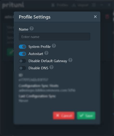 how to make pritunl client automatically reconnect on system start wake