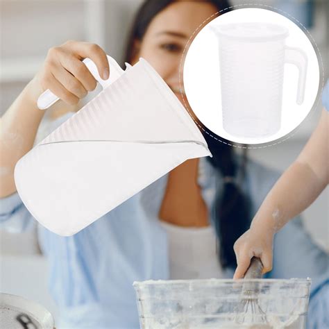 Futureoryy 1 Set Microwave Safe Measuring Cup For Liquids Plastic