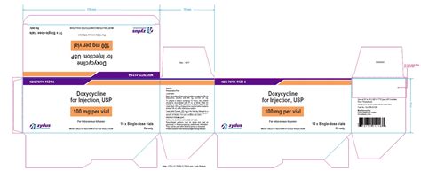 Doxycycline Injection Powder Lyophilized For Solution