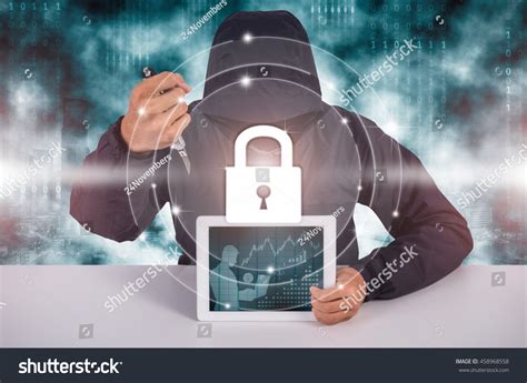 Security Protection Hackers Icon Lock On Stock Photo Shutterstock