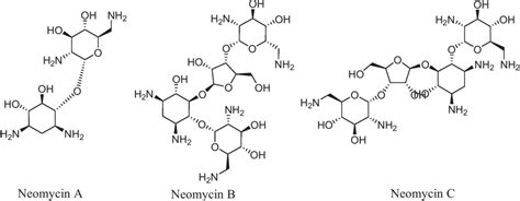 The Chemical Structures Of Neomycin A Neomycin B And Neomycin C