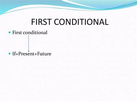 first conditional ppt