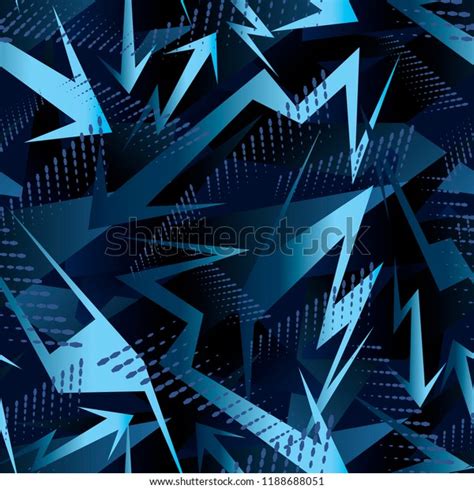 Abstract Geometric Seamless Pattern Graphic Vector Racing Background