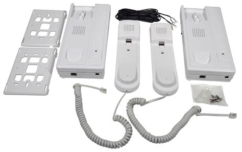 952065uk Mercury 2 Way Hard Wired Intercom Kit Office And Home