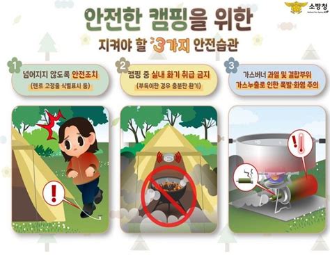 광주동부소방 겨울철 캠핑 화재안전조사 강화 아시아경제