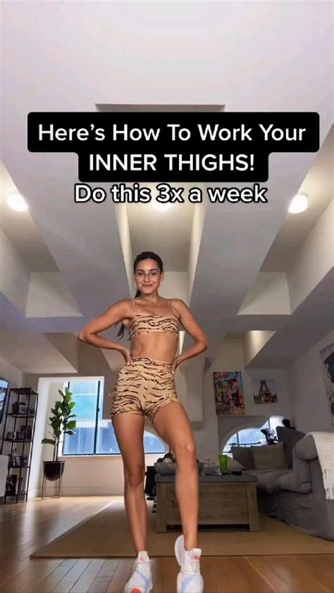 Here S How To Work Your INNER THIGHS Slim Waist Workout Legs Workout Abs Workout