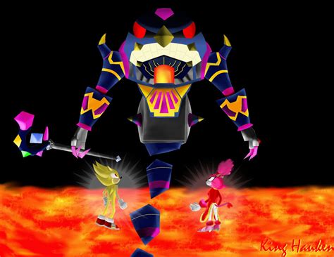 Sonic And Blaze Vs Egg Wizard By King Hauken On Deviantart