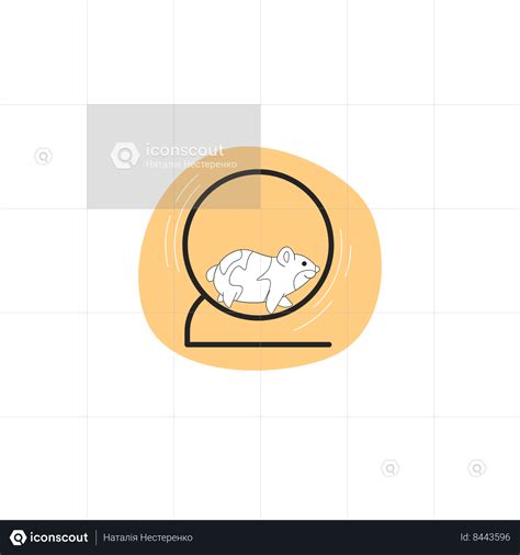 hamster running on wheel animation by Наталія Нестеренко lottiefiles