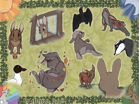 Watership Down Sketches By Myszoskok On Deviantart
