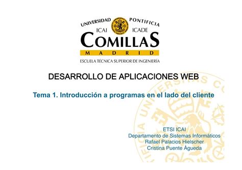 Pdf De Programación Desarrollo De Aplicaciones Web Capitulo 1