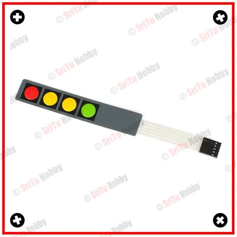 4 key button membrane switch matrix array keyboard sritu hobby