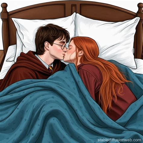Harry Potter And Ginny Weasley Kissing Fan Art Harry Potter And Ginny Weasley Kissing Fan Art