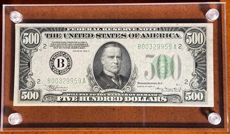 Us Paper Currency 500 Bill And 1 000 Bill Currency And Coin