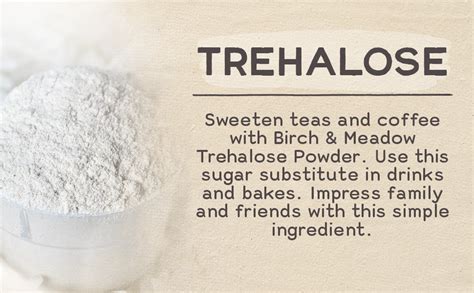 Birch And Meadow Trehalose Powder 1 3 Lb Sugar Substitute