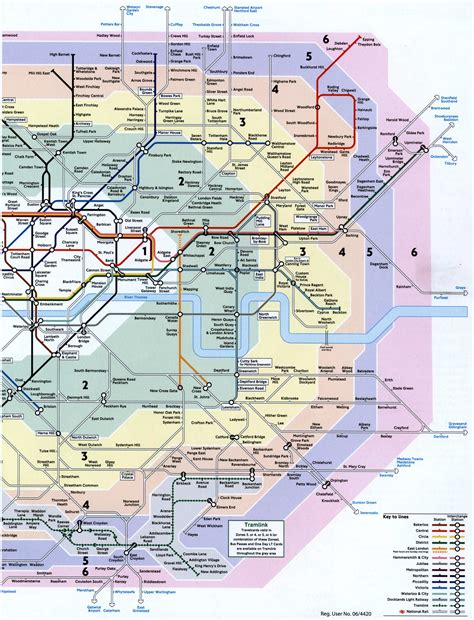 London Rail Routes Map London And Suburban Railway Scheme Maps Of