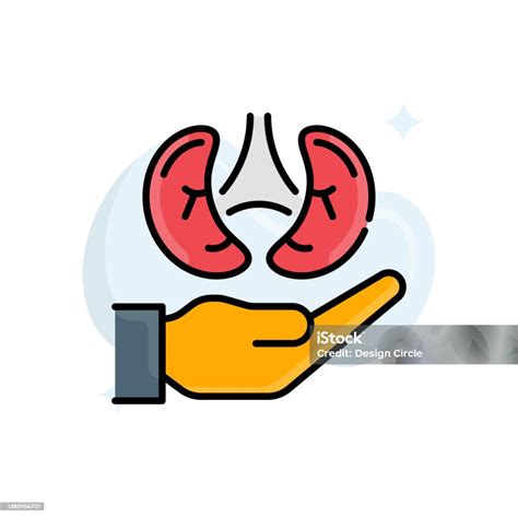 장기 기증 벡터 채워진 윤곽선 아이콘 디자인 일러스트레이션 Eps 10 화이트 백그라운드파일 개념에 대한 스톡 벡터 아트 및 기타 이미지 Istock