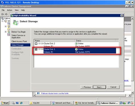 install sql server 2008 on a windows server 2008 cluster part 3