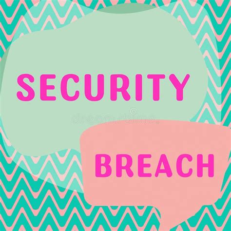 Text Caption Presenting Security Breach Business Concept Unauthorized