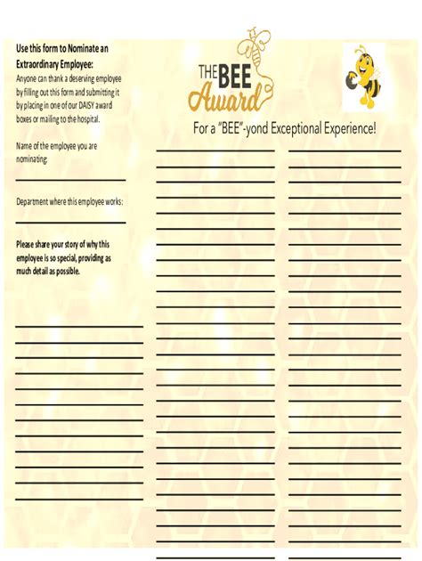 Fillable Online Format Sample Example And Write A Nomination Letter