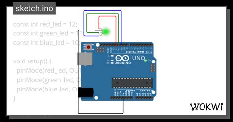 Rgb Led Interfacing Wokwi Esp32 Stm32 Arduino Simulator