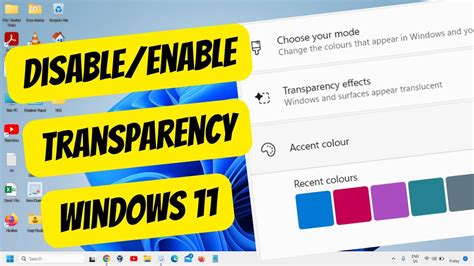 How To Turn Off Transparency Effects In Windows 11 Easy Step By Step Guide