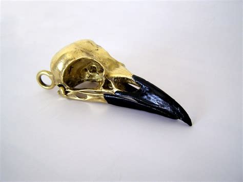 Ремень с латунной копией вороньего черепа! | Пикабу