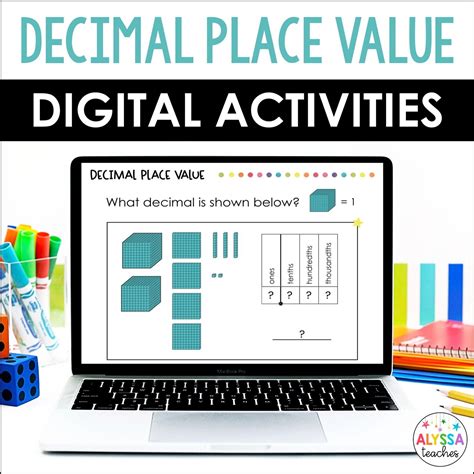 Digital Decimal Place Value Activities