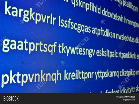 Code Protein Sequence Image And Photo Free Trial Bigstock