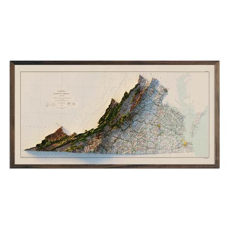 Virginia Relief Maps Find Gorgeous Elevation And Vintage Maps Muir Way