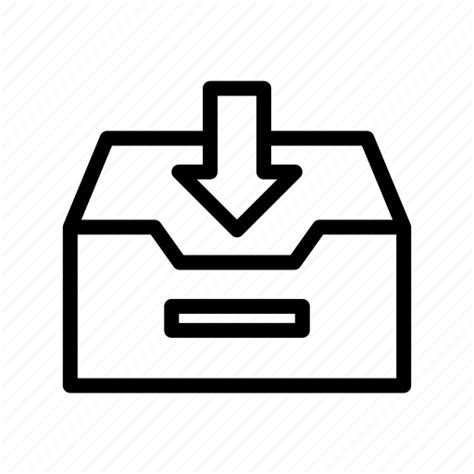 Inbox Message Mail Communication Newsletter Icon Download On